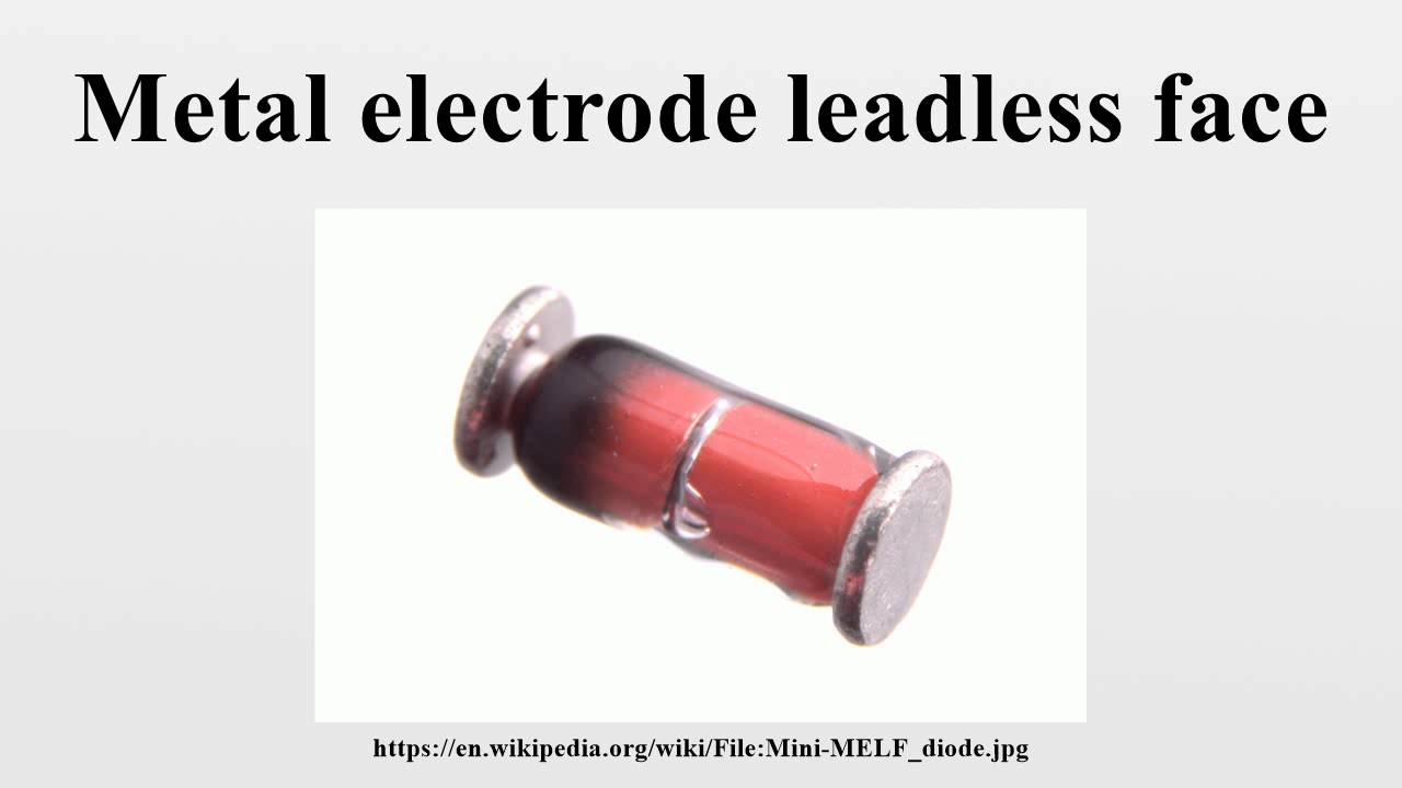 Metal electrode leadless face - YouTube
