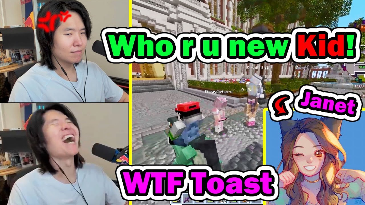 Toast Meets a New Girl and Already Terrifies her ft. Janet & Celine ...