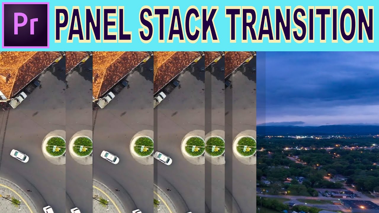 Panel Stack Transition - Adobe Premiere Pro Tutorial - YouTube