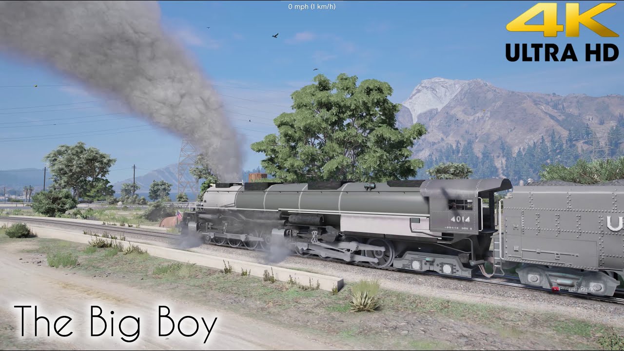 The Big Boy Union Pacific 4014 on Extended Route - Grand Theft Auto V ...
