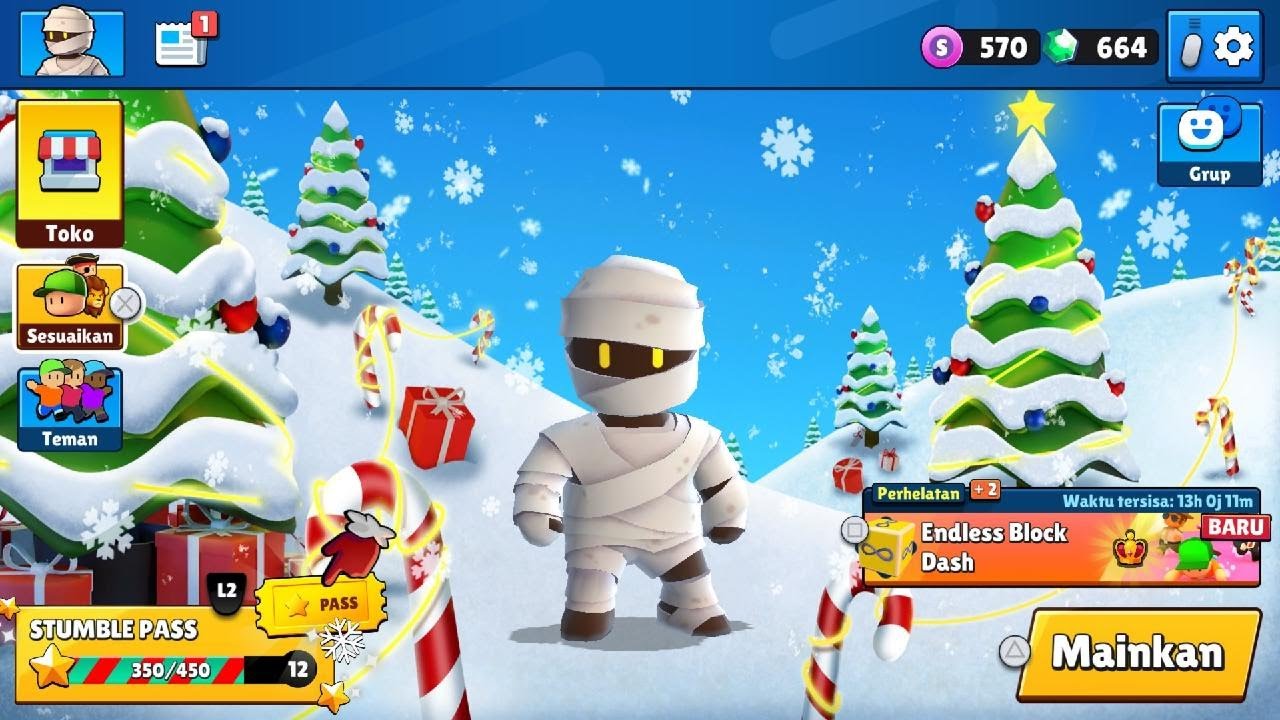 Stumble Guys Skin Mummy - YouTube