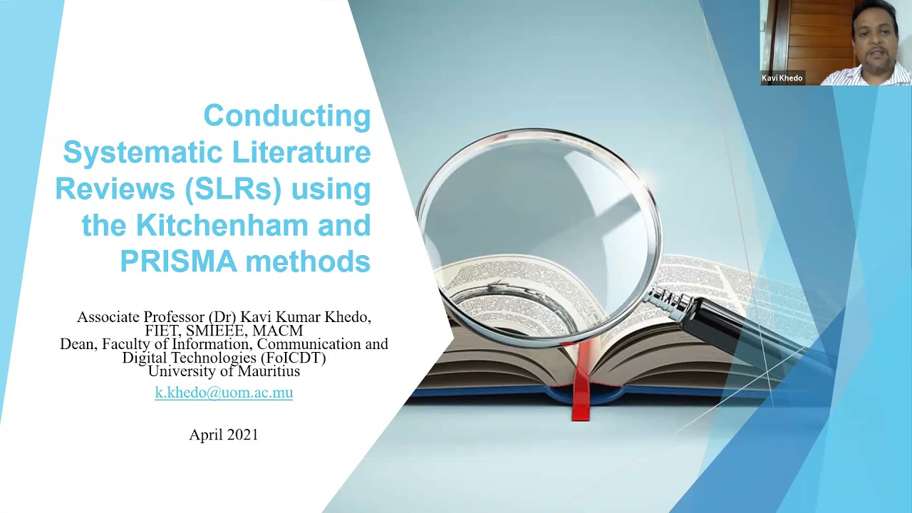 Conducting Systematics Literature Reviews (SLRs) using the Kitchenham ...