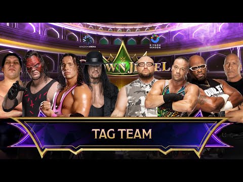Andre, Kane, Bret Hart & Undertaker Vs The Dudley Boyz, Rob Van Dam, The Rock | WWE Crown Jewel