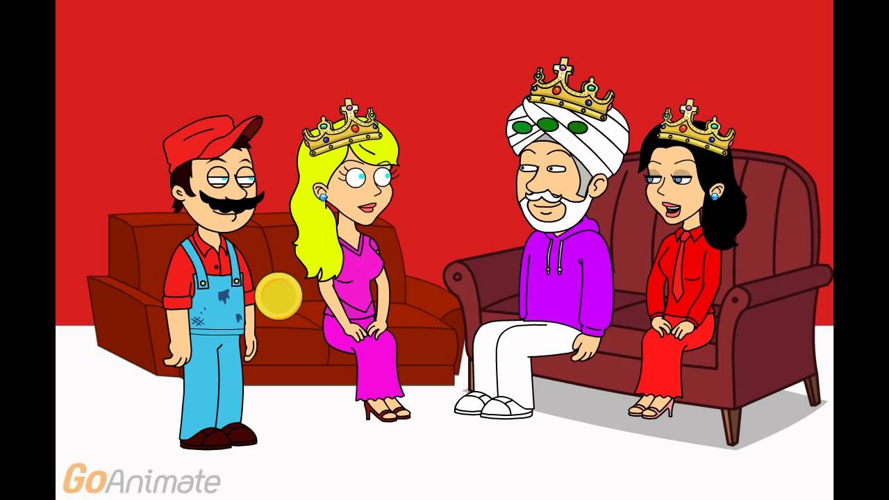 Mario Meets Princess Peach's Parents - YouTube