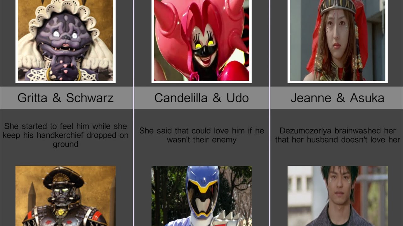Love Interest of Female Sentai Villains / part 2 - YouTube