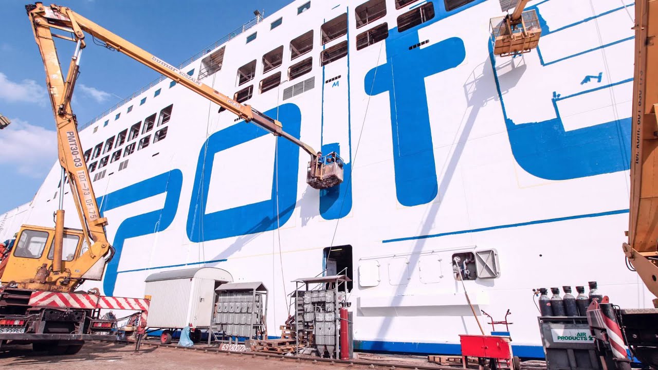 Prom Mazovia z logo Polferries - YouTube