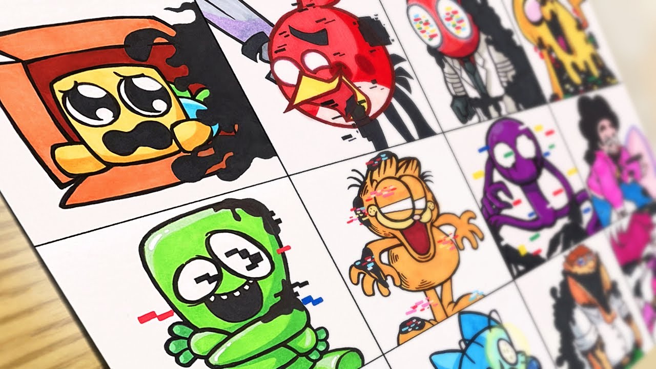 Drawing FNF-BEST Pibby Corrupted Mods Special Edition#3/All Pibby Mods ...