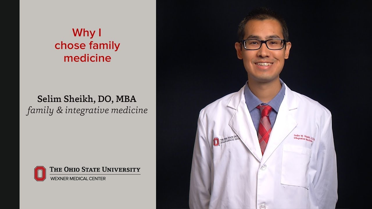 Selim Sheikh: Why I chose family medicine | Ohio State Medical Center ...