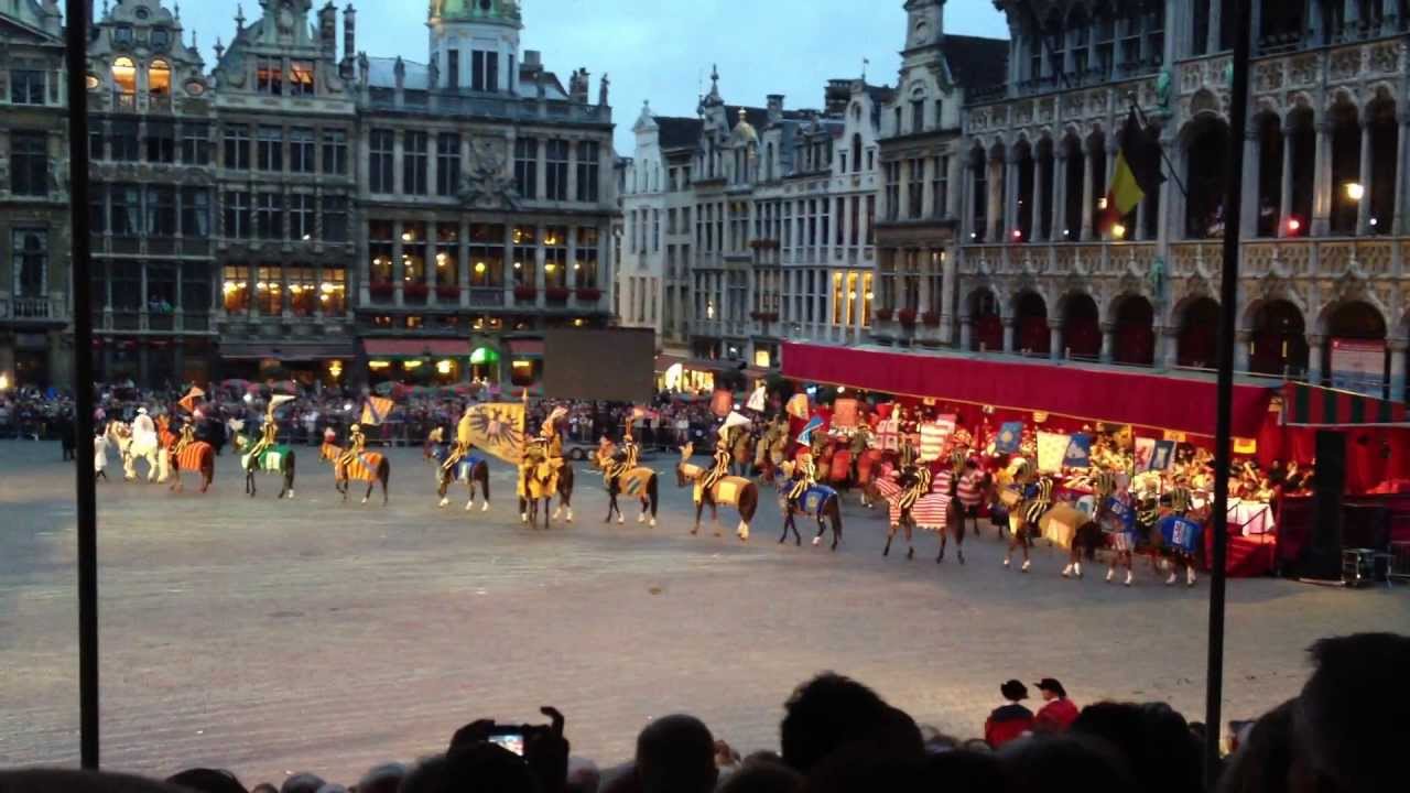 Ommegang 2013 part 1 (spectacle) - YouTube