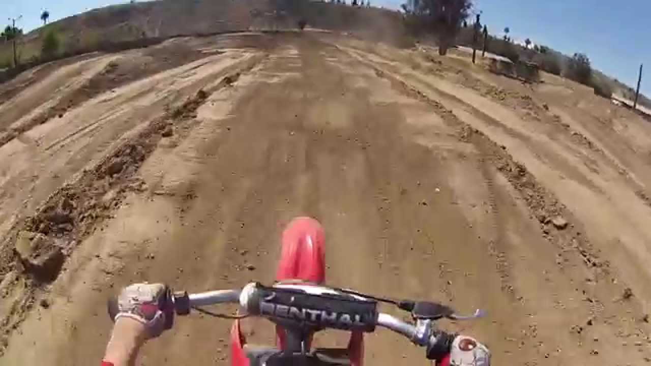 FAST CRF70 PIT BIKE TRACK GOPRO HD - YouTube