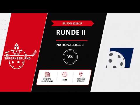 UHC Sarganserland vs. UHC Lok Reinach live | Unihockey NLB | 20.09.2026 – 20:00 Uhr