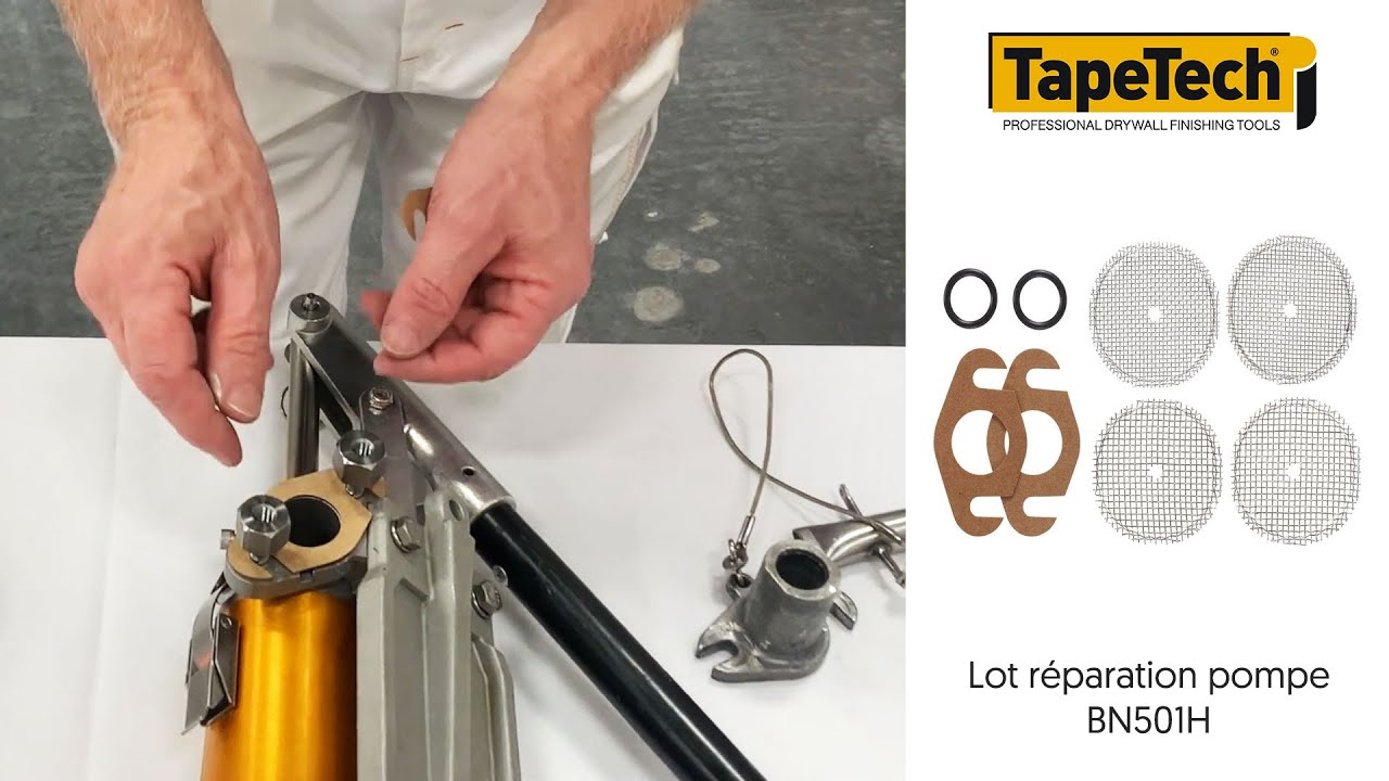 Réparer votre pompe de remplissage Tapetech avec le kit BN501H - YouTube