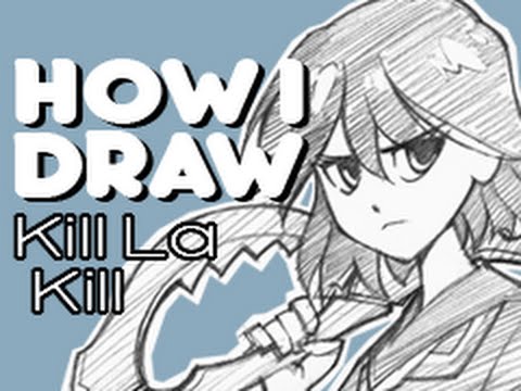 How I Draw Ryuko Matoi / Kill La Kill - YouTube