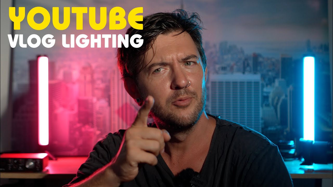 My Youtube VLOG lighting setup - Amaran 60d & Camolo RGB Tube light ...
