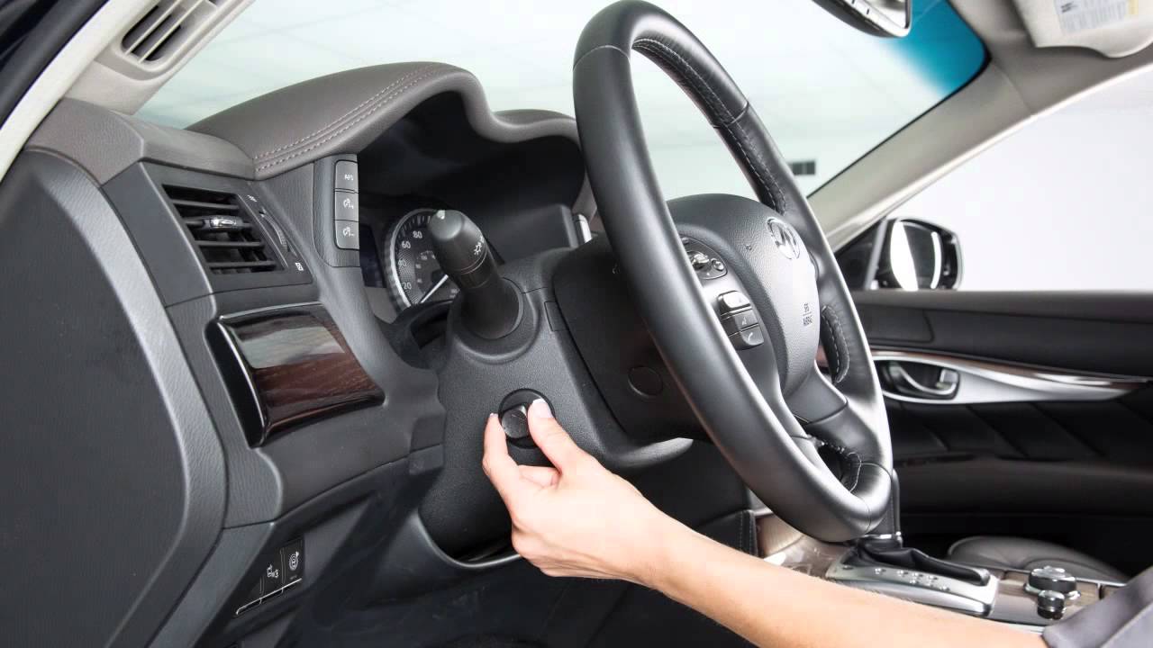 2016 Infiniti Q70 - Tilt and Telescopic Steering Column - YouTube