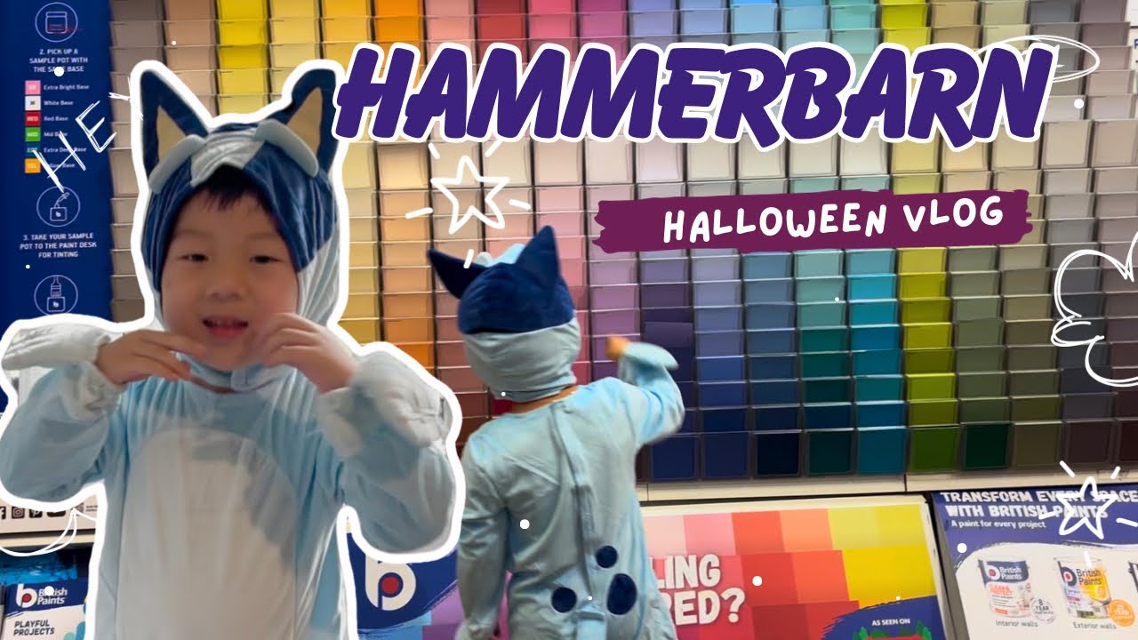 Bluey’s Hammerbarn in Real Life! |Halloween Adventure at Bunnings - YouTube