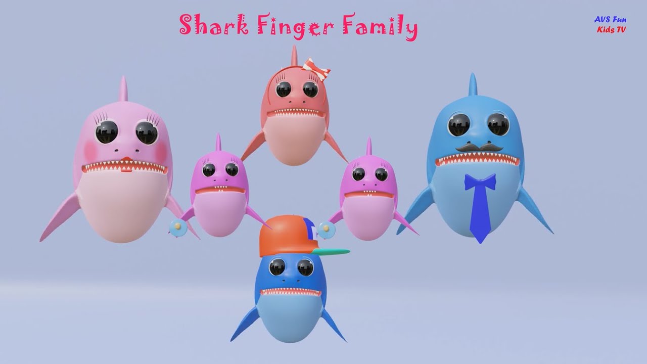 The New Finger Family Song | Shark Finger Family | Baby Shark | # ...