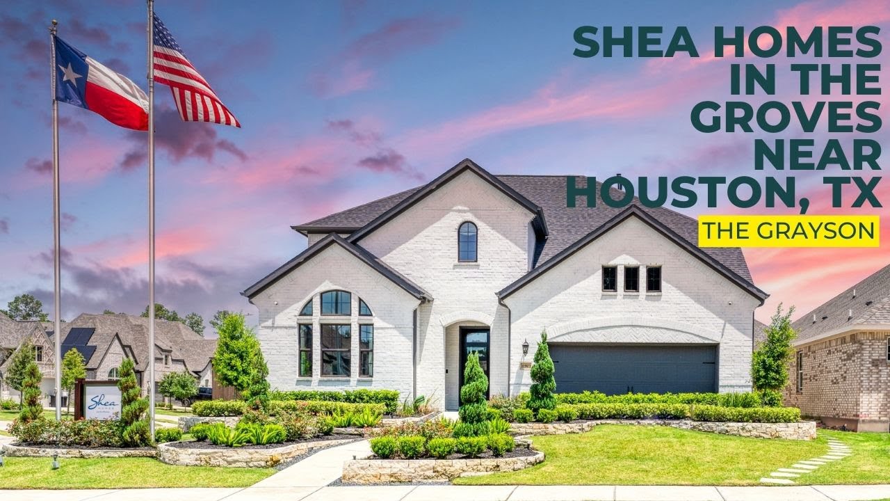Shea Homes in the Groves Near Houston, Tx - YouTube