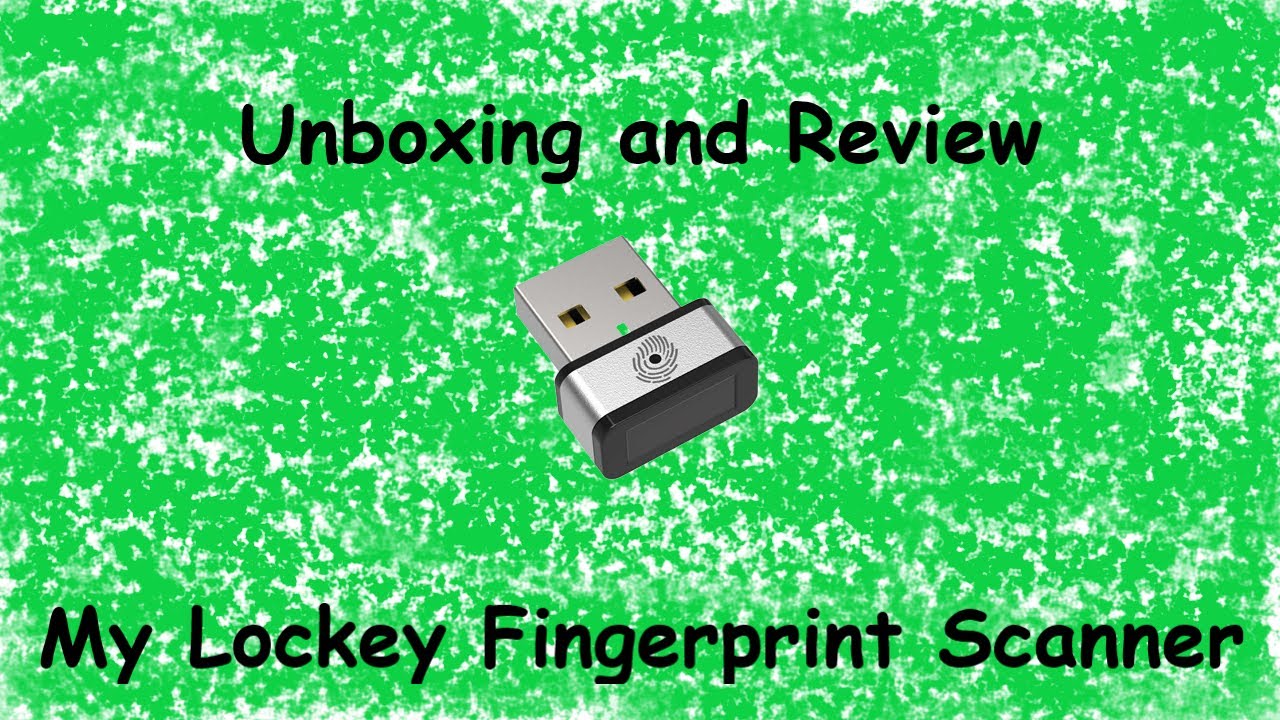 Setup and Review of PQI My Lockey Fingerprint USB Dongle - YouTube