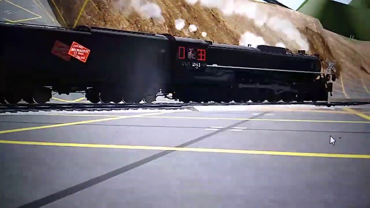 Trainz Milwaukee Road 261 New River Train - YouTube