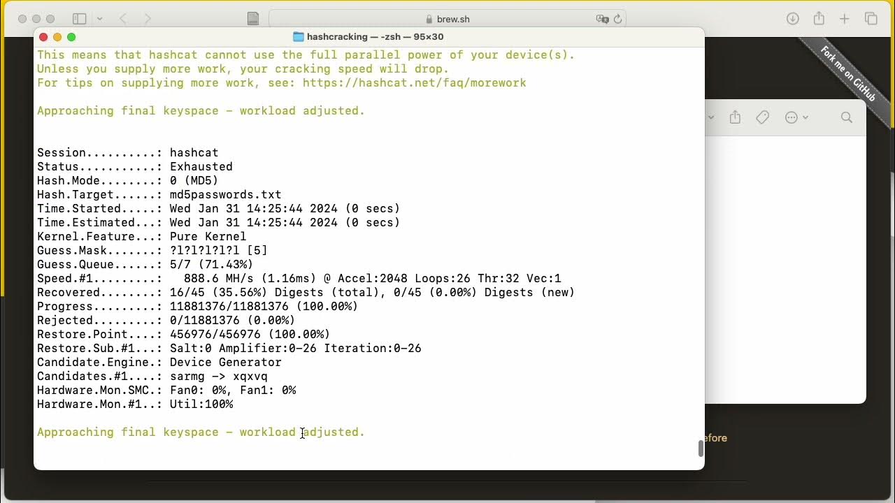 Level Up Your IT Audit: Ethical Hacking with Hashcat (macOS Edition)! - YouTube