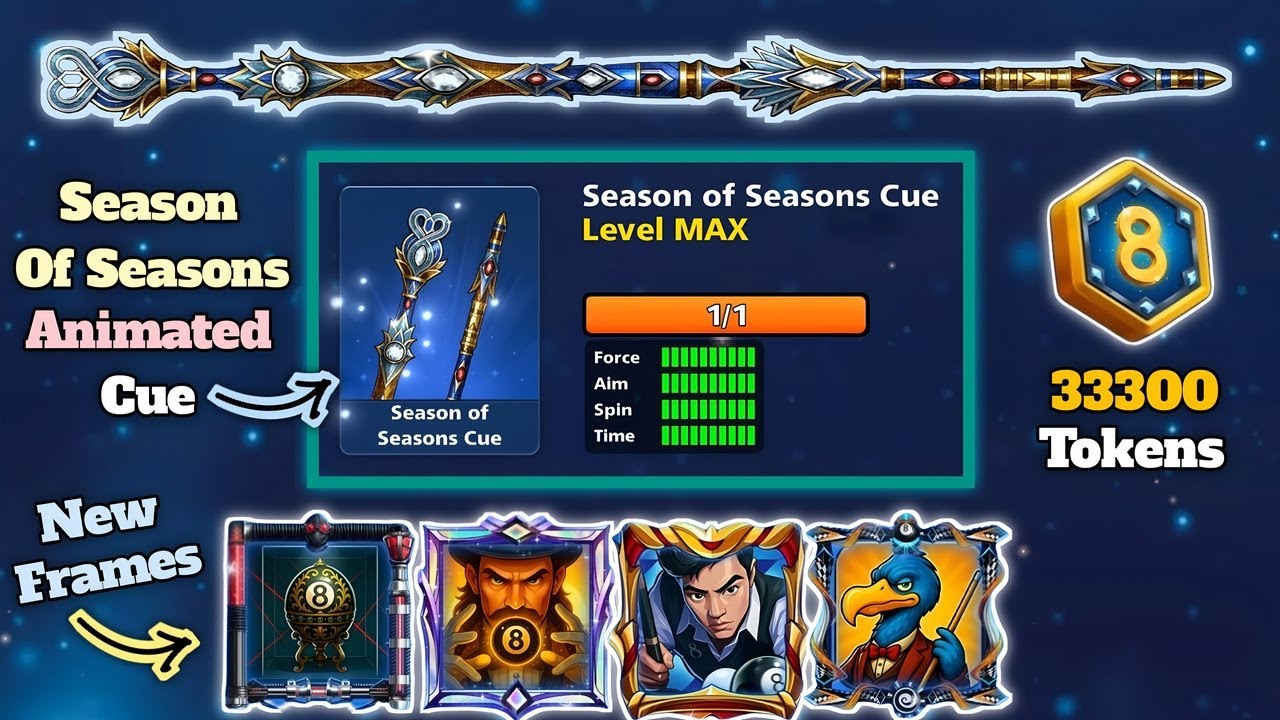 Season of Seasons Animated Cue Maxed Out 💥 33.3K Tokens + 30 Grand ...