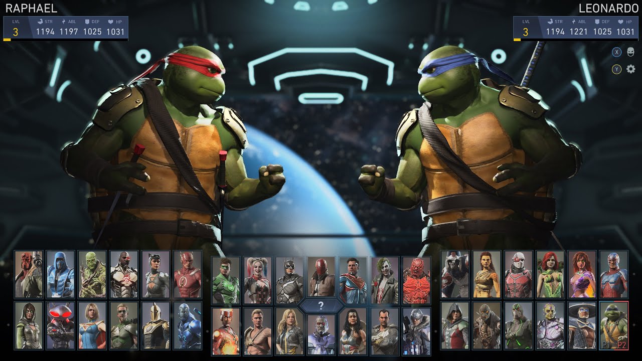 Raphael vs Leonardo Injustice 2 - YouTube
