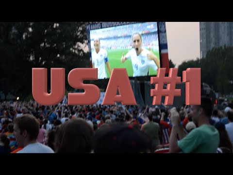 USWNT Watch Party Celebration in Chicago - YouTube