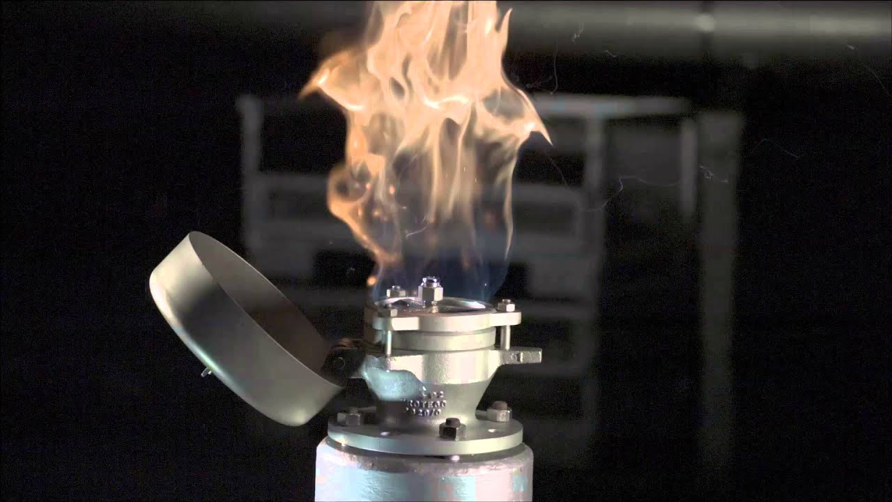 PROTEGO® Deflagration Flame Arrester - Endurance Burn Demonstration ...
