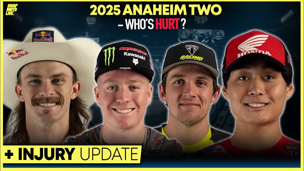 Who's Injured & OUT for Anaheim Two? + Two New Racers | Inside SML ...