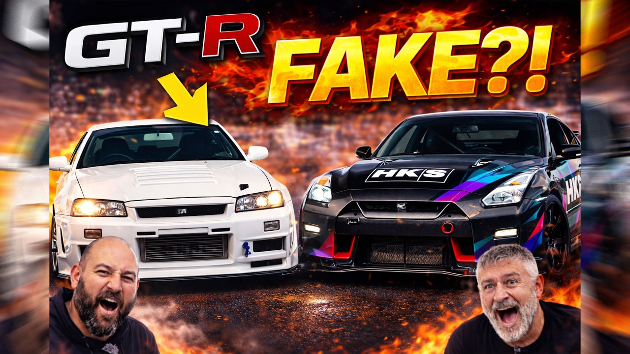 GT-R Fake?! R34 GTT Umbau vs. echtes R35 Tracktool ! Tuningtalk NISSAN ...