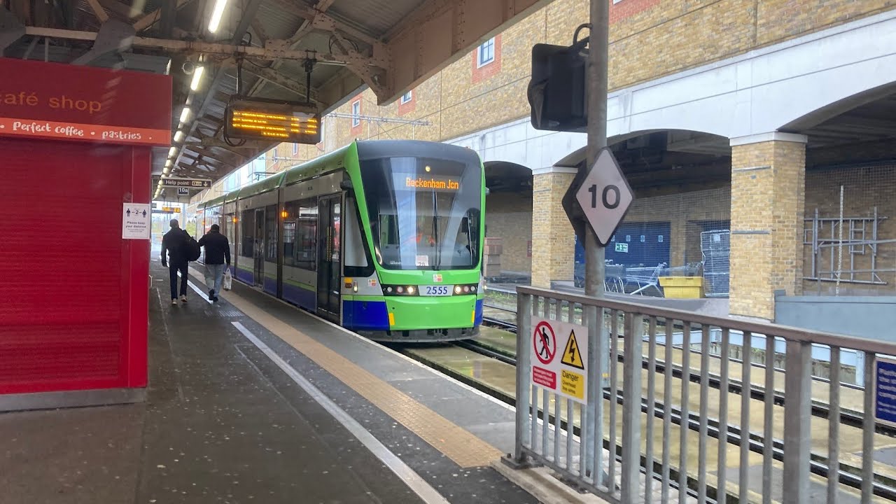 London Trams full journey Wimbledon to Beckenham Junction - YouTube