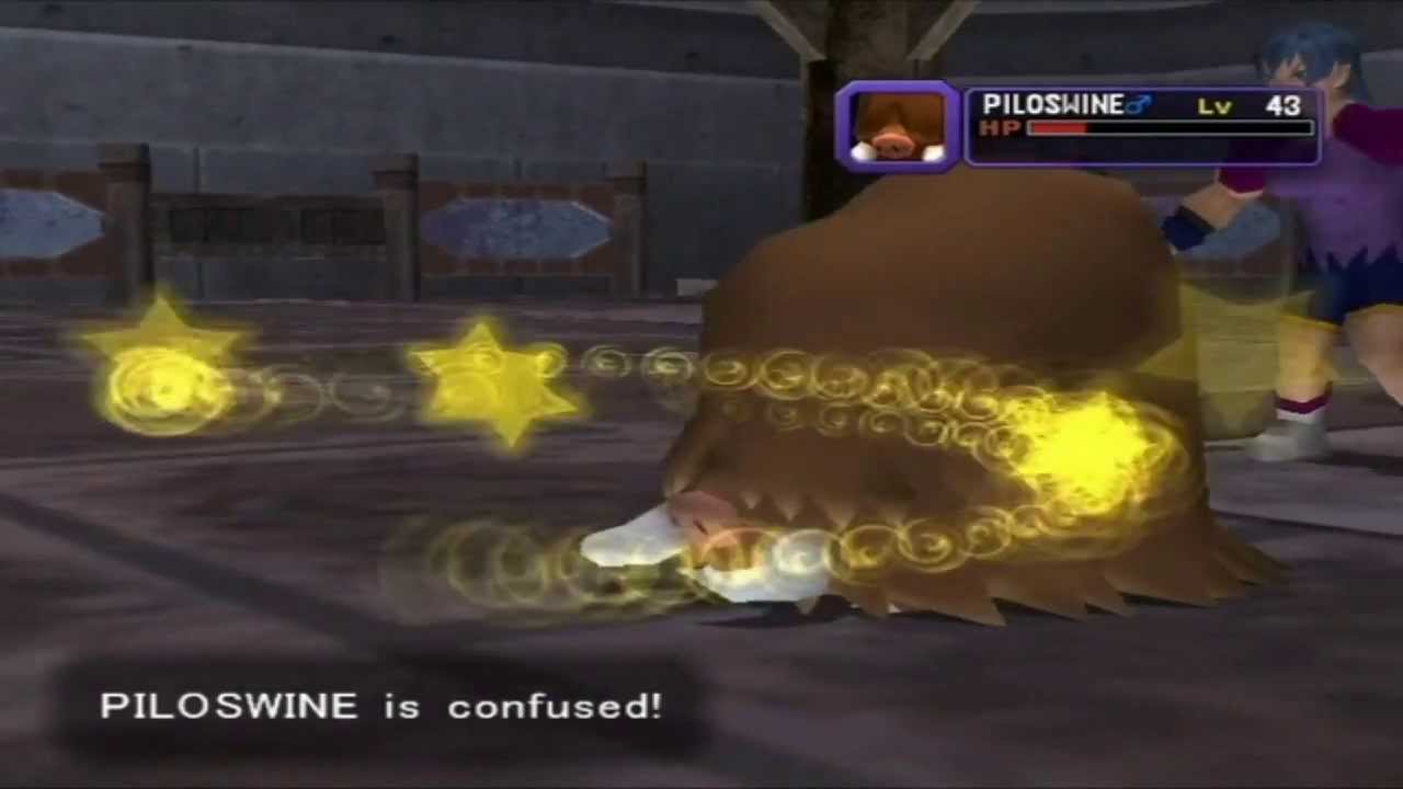 Pokemon Colosseum Battle - Bodybuilder Lonia [Shadow Piloswine] - YouTube
