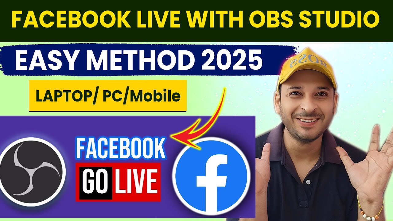 How to live stream on Facebook with OBS Studio in 2025 | OBS Studio ...