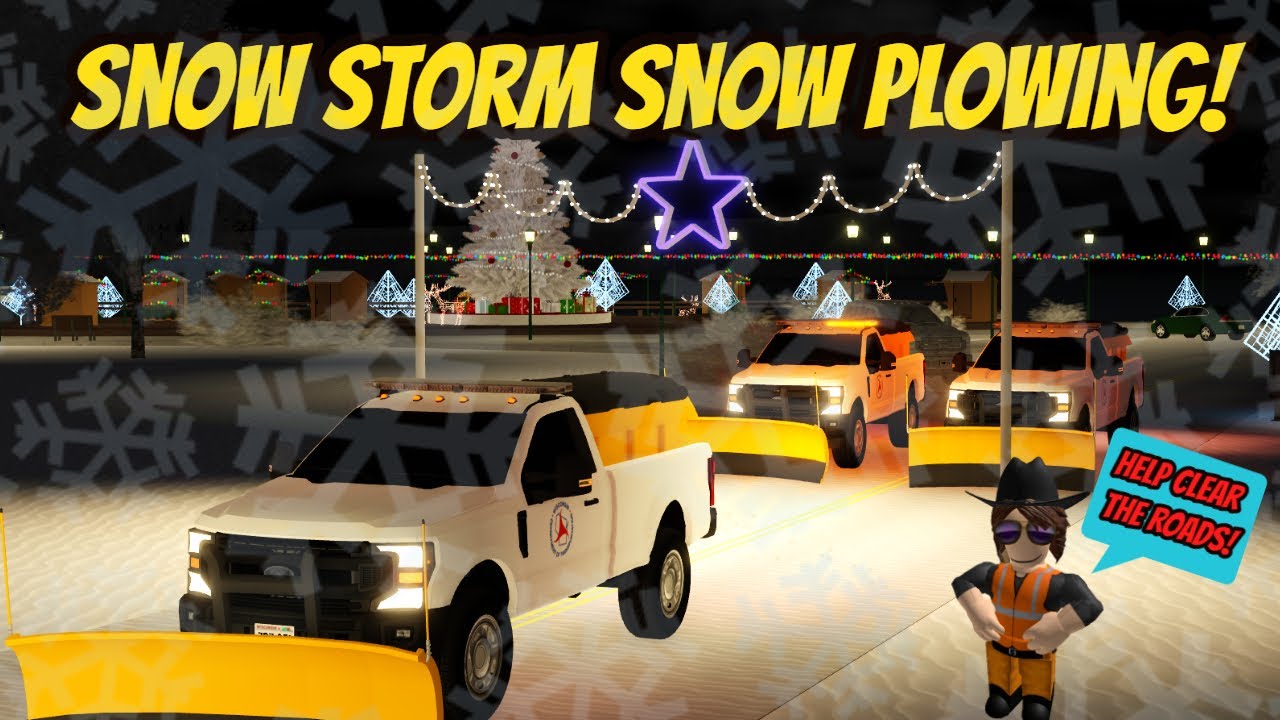Greenville, Wisc Roblox l Snow Storm Street Plowing Update Roleplay ...