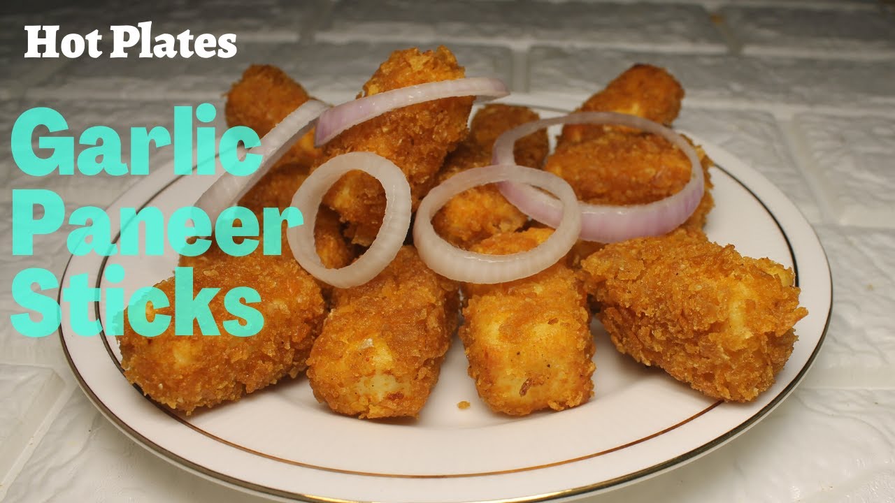 Garlic Paneer Sticks | Indian snacks | Easy cooking recipes - YouTube