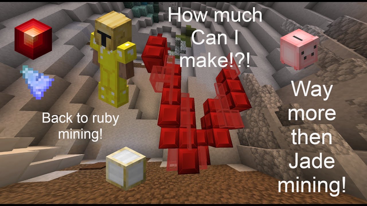 How much can I make RUBY mining? (Hypixel Skyblock) - YouTube