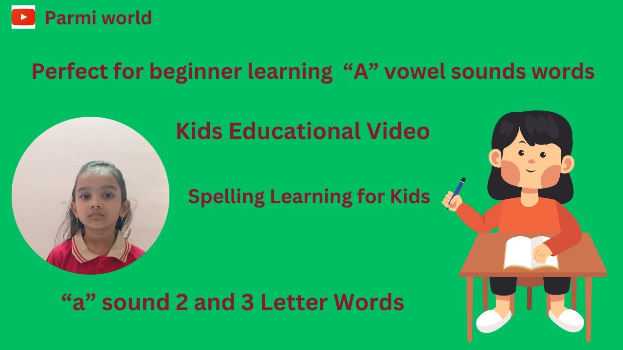 a sound words || Learn English Vocabulary #kidsvideo | #Kidsvocabulary ...