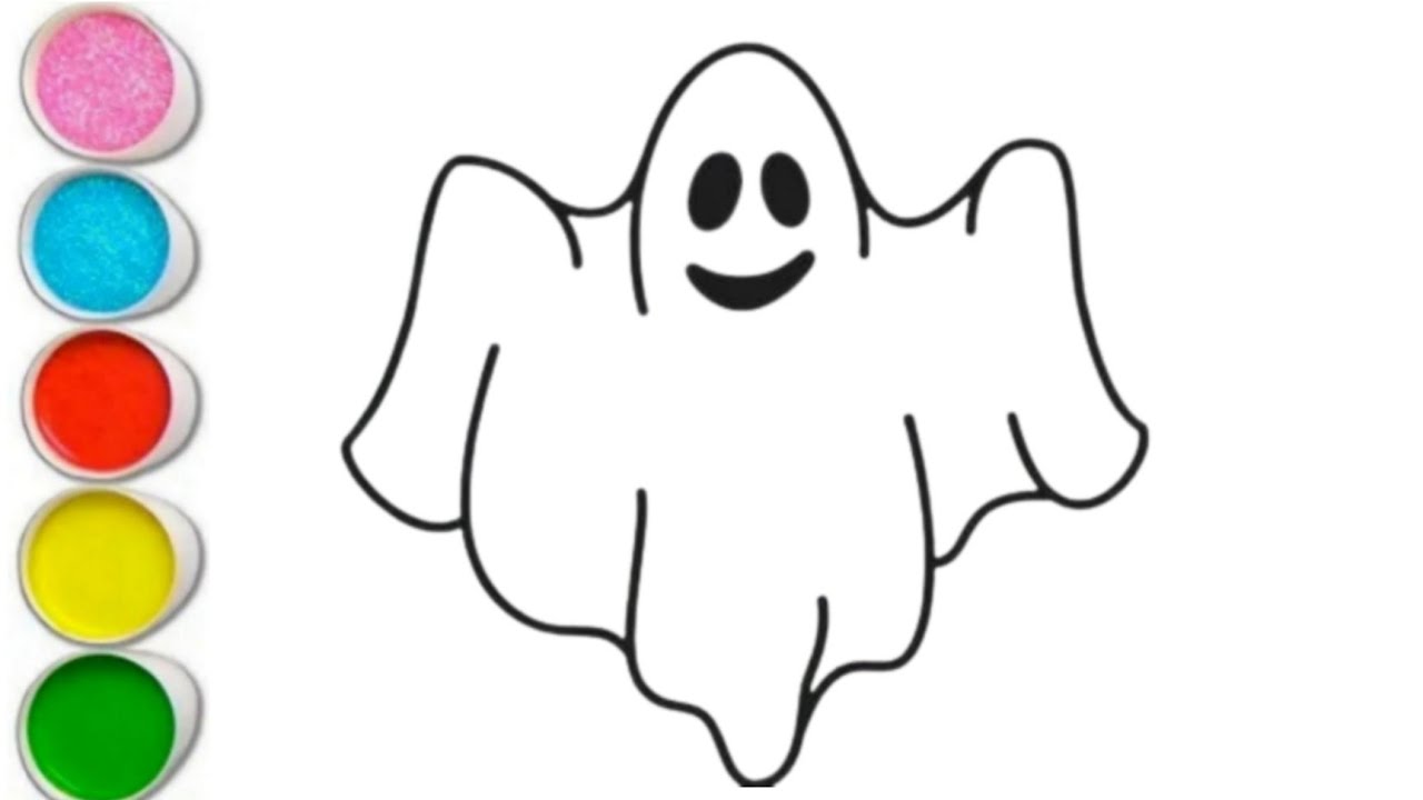 Gosht Drawing,painting and coloring for kids| Toddler| how to draw # ...