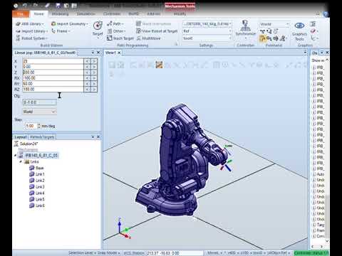 Manejo de WorkObjects RobotStudio - Robotica Unal 2018 II - YouTube