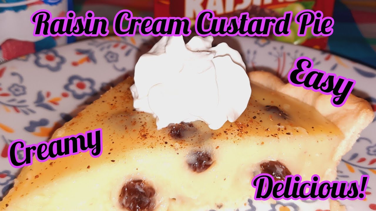 How To Make A Raisin Cream Custard Pie 🥧 | Viewer Requested | Penguin ...