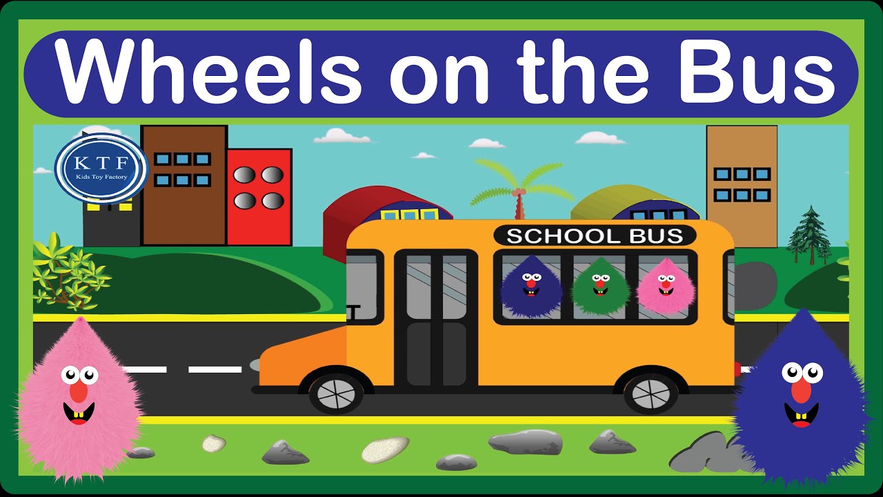 wheels on the bus | kids toy factory - YouTube