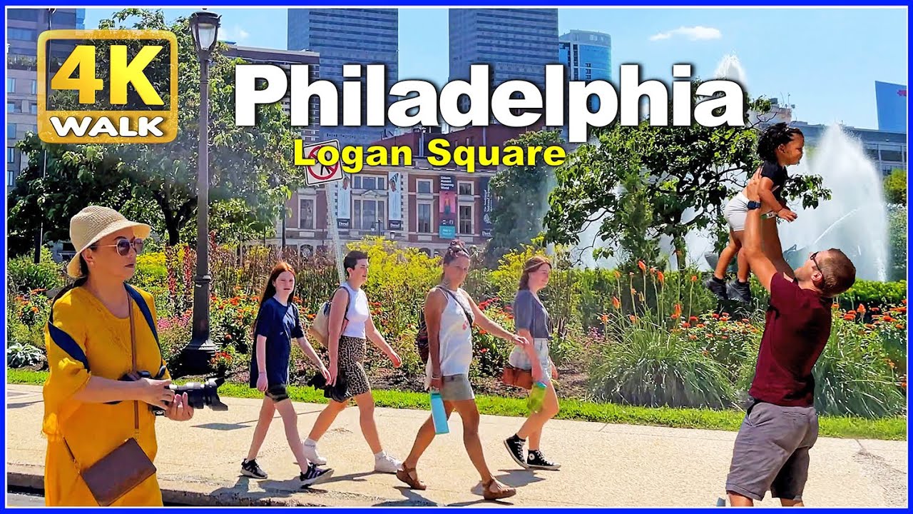 【4K】WALK Logan Square Philadelphia PENNSYLVANIA USA vlog - YouTube