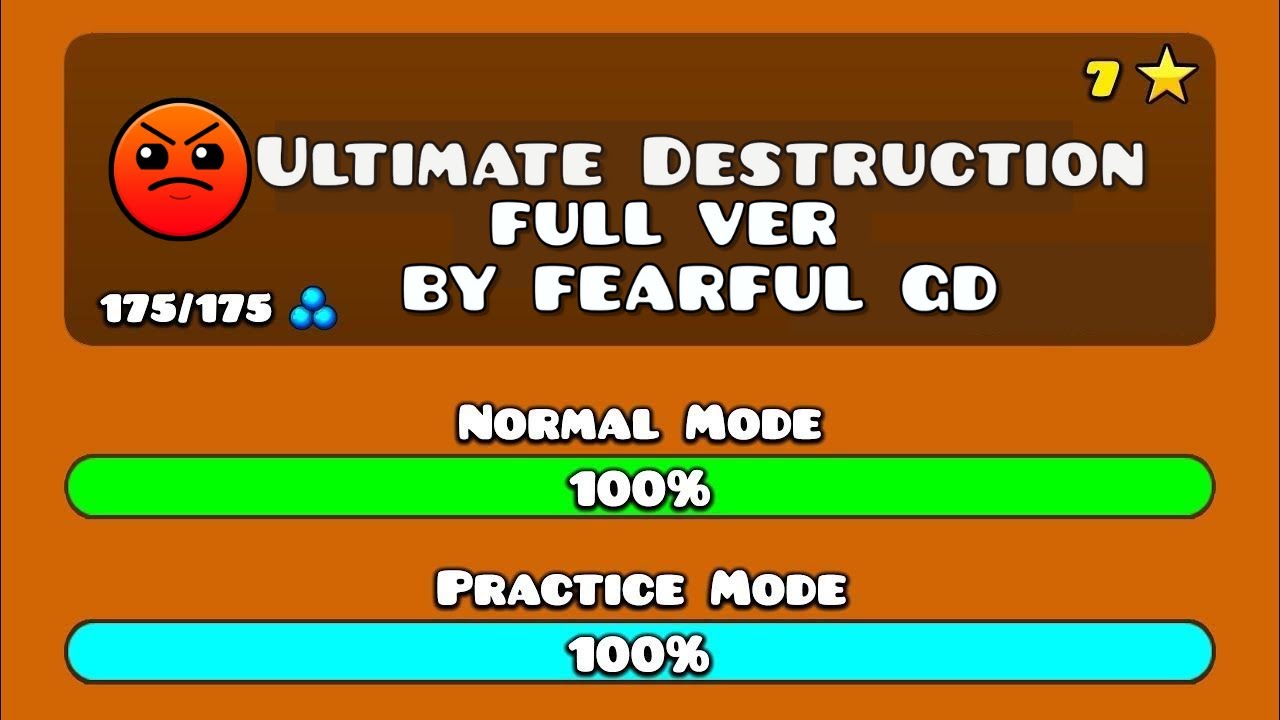 Ultimate Destruction Full Version! | Geometry Dash 2.204 - YouTube