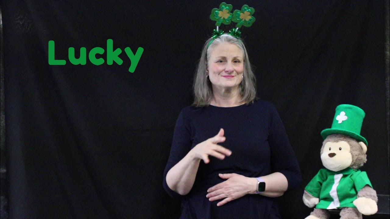 St. Patrick's Day Words in ASL - YouTube
