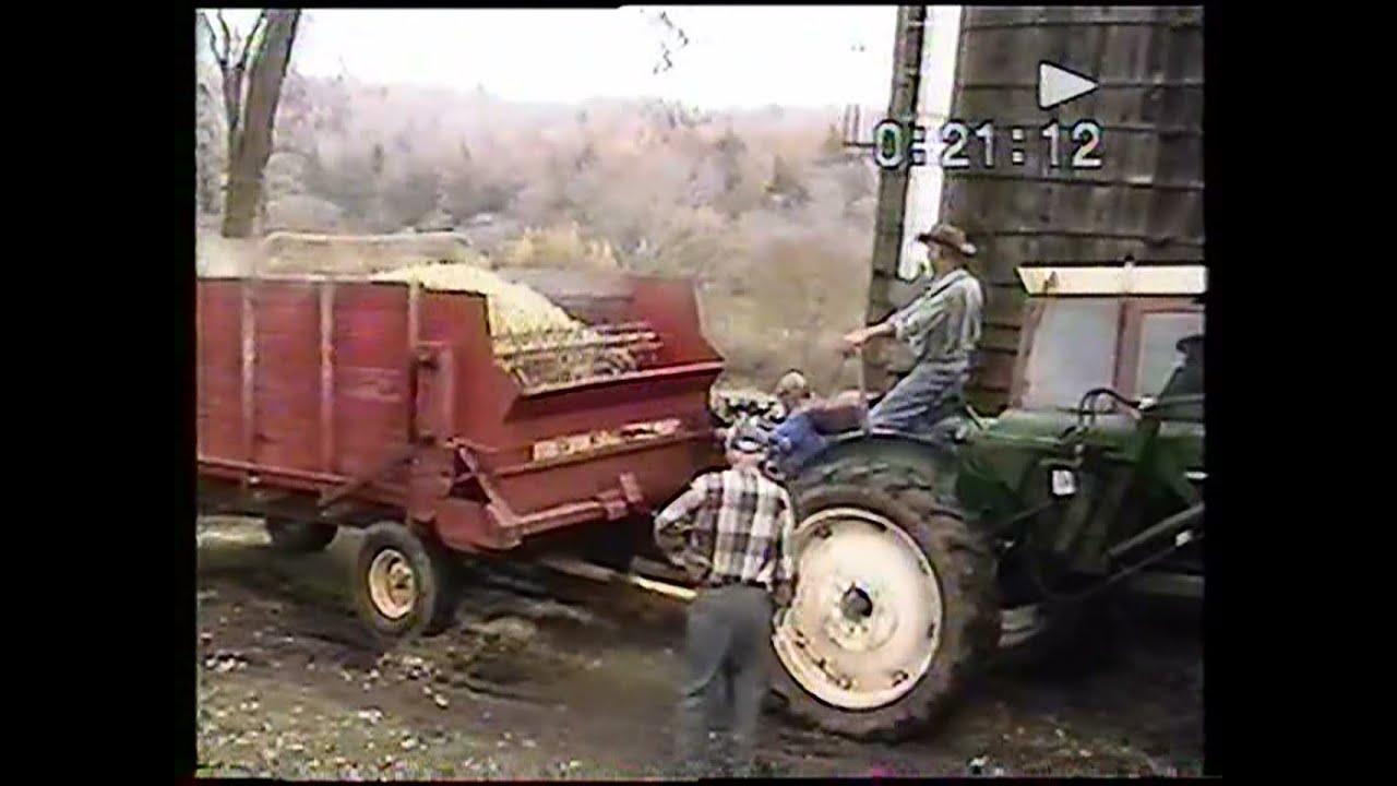 Chopping Corn Part 2 Unloading the Chuck Wagon Blowing Chopped Corn ...