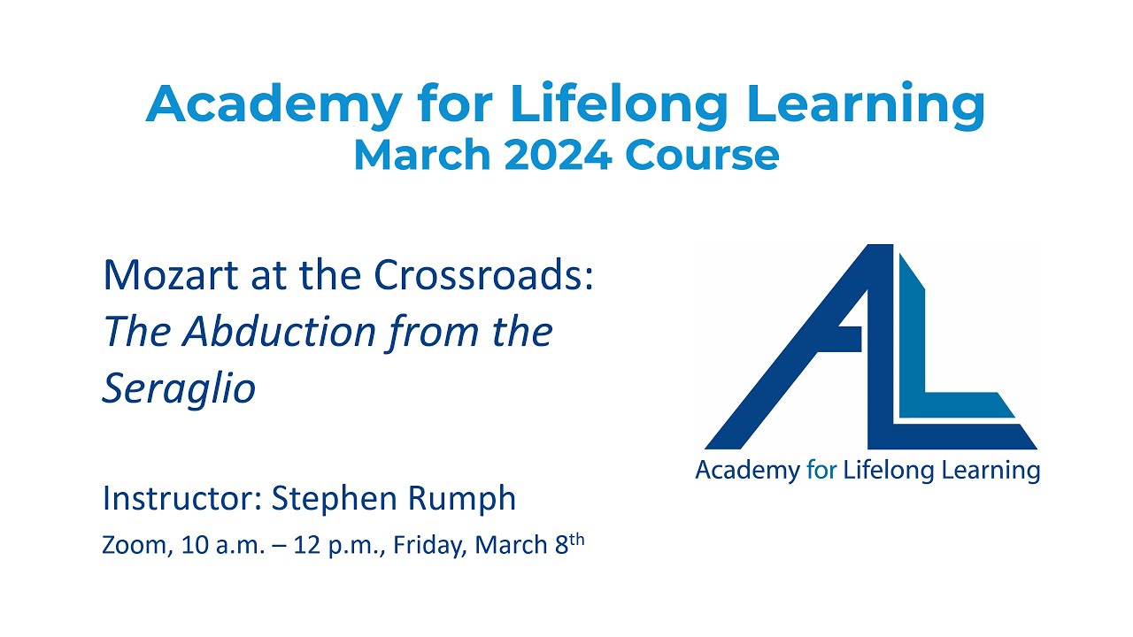 Stephen Rumph - Mozart at the Crossroads: The Abduction from the ...