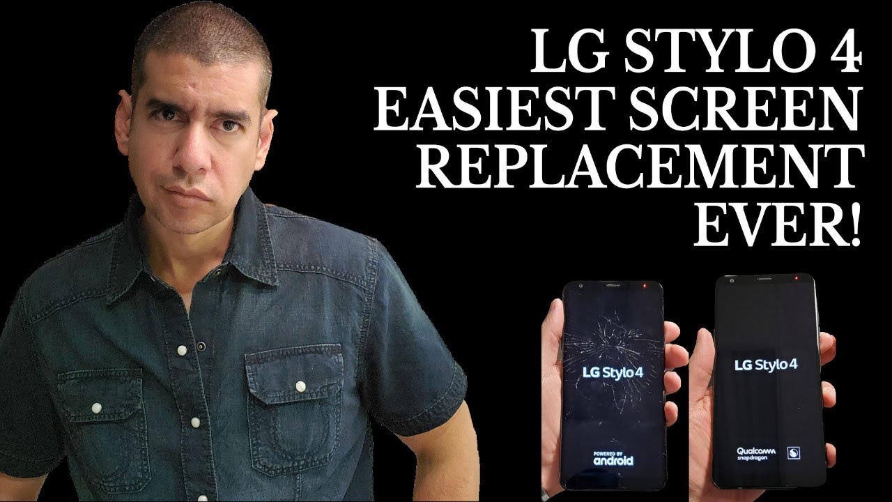 LG Stylo 4 Cracked Screen Repair Replacement - An Easy How To Repair ...