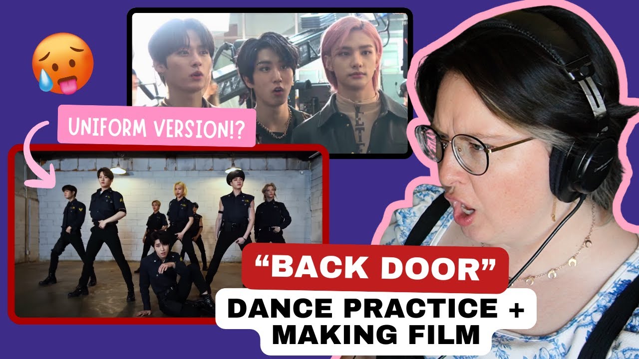 "BACK DOOR" UNIFORM Ver. DANCE PRACTICE + MAKING FILM REACTION! - YouTube