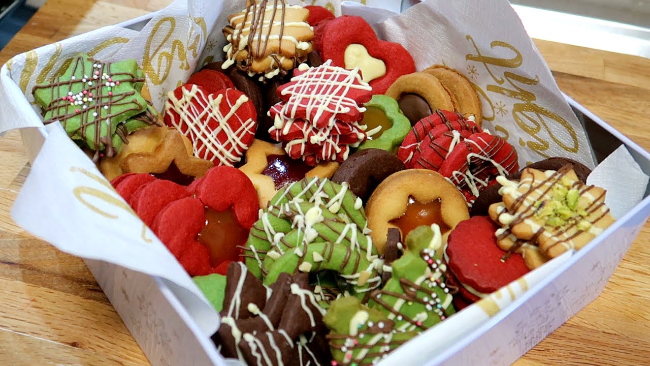 Cookies Box | Christmas Cookies | One Dough, Different Kinds of Cookies ...
